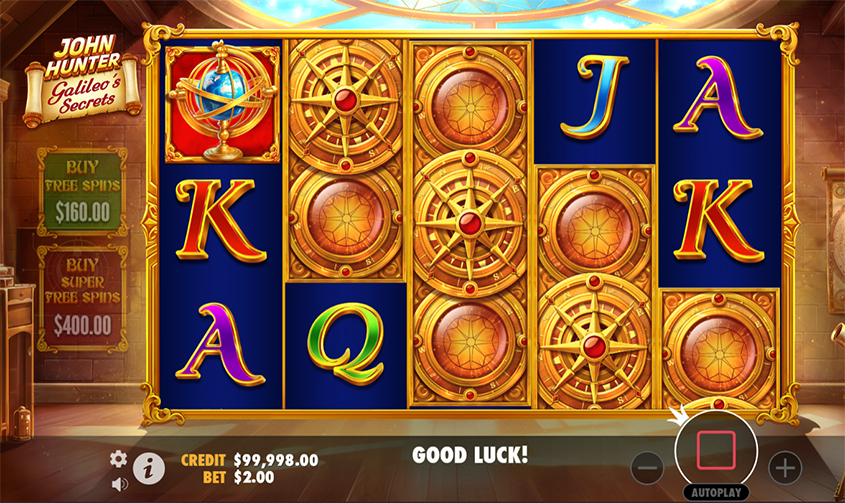 John Hunter and Galileo's Secrets Slot | Play Online | RTP: 96.50%