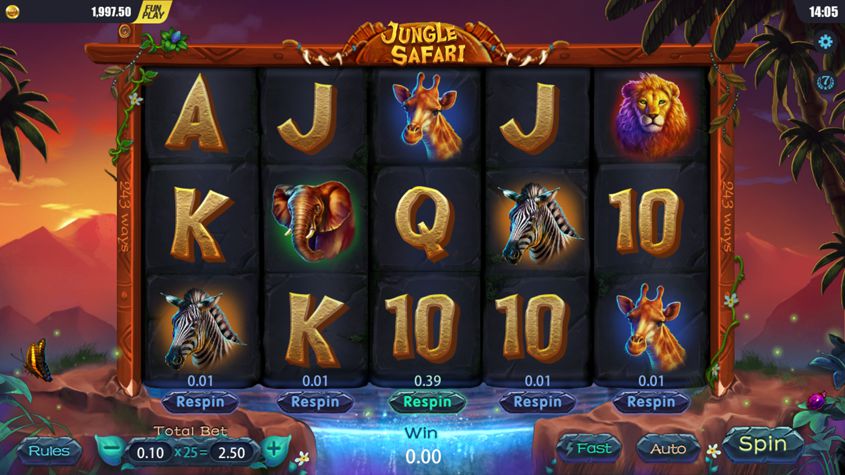 Jungle Safari Slot - Free Play in Demo Mode