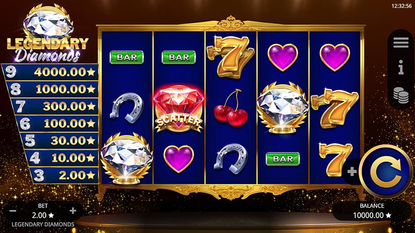 Legendary Diamonds Slot | Play Online | RTP: 95.60%