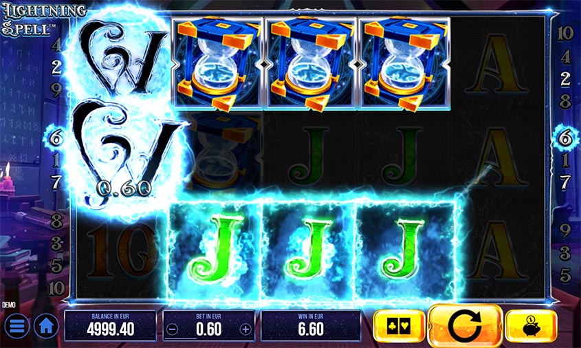 Lightning Spell Slot | Play Online | RTP: 96.02%