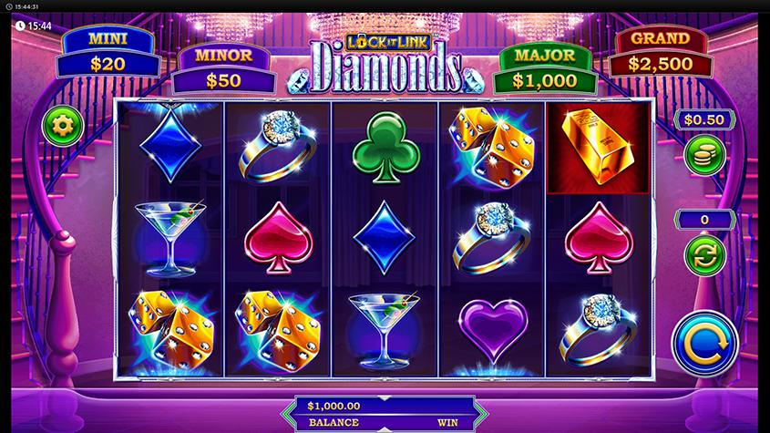 Lock It Link Diamonds Demo Slot | Play for Free