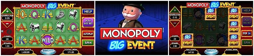 Monopoly Big Event Slot - Play Free Slots Demos