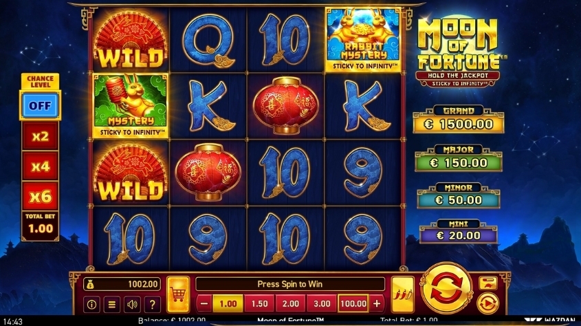Moon of Fortune Slot | Play Online | RTP: 96.12%