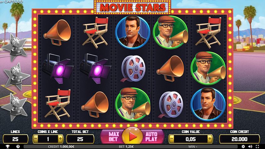 Movie Stars Slot - Free Play in Demo Mode