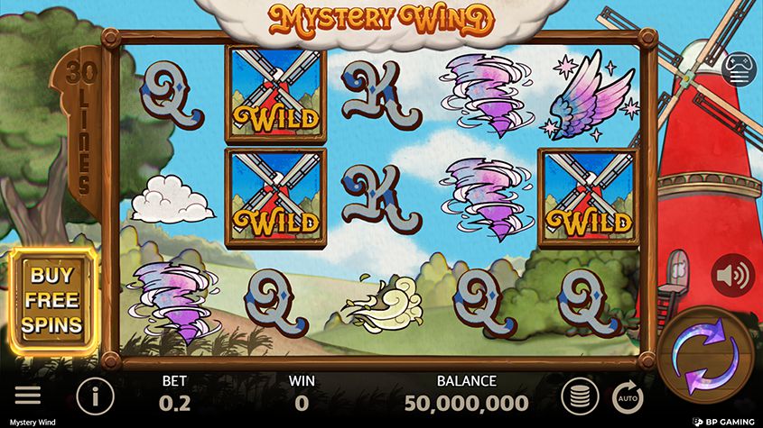 Mystery Wind Slot - Free Play in Demo Mode