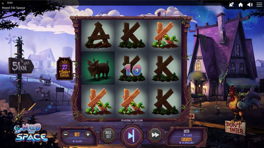 Need for Space Slot - Free Play in Demo Mode