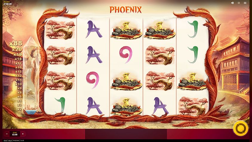 Phoenix (Red Tiger) Slot - Free Play in Demo Mode