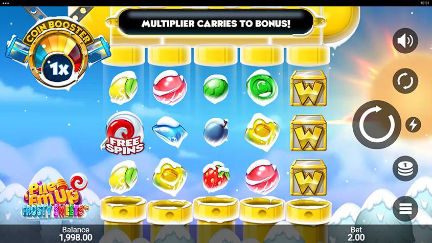 Pile ‘Em Up Frosty Sweets Demo Slot | Play for Free