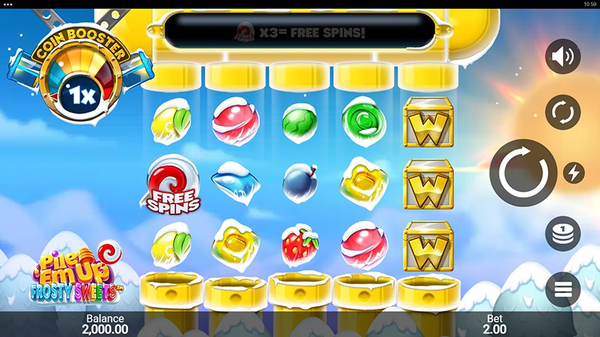 Pile Em Up Frosy Sweets Demo Slot | Play for Free