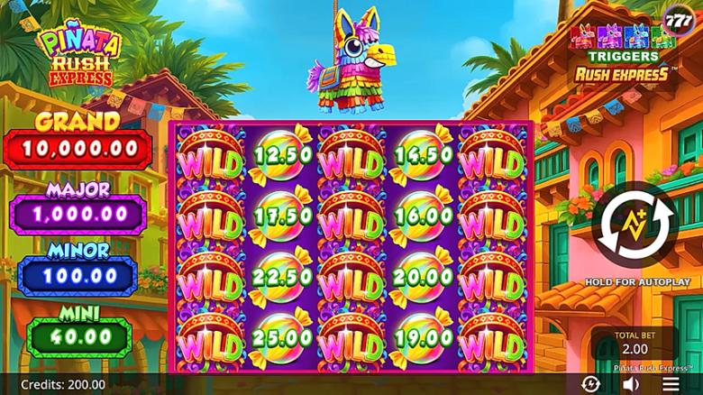 Pinata Rush Express Slot | Play Online | RTP: 96.45%