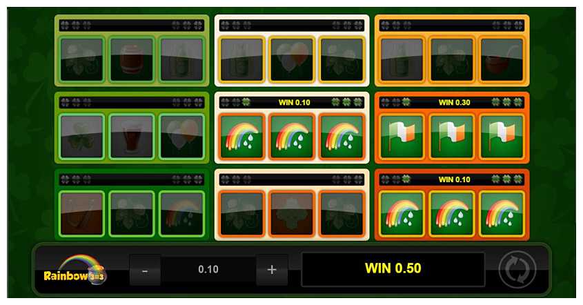 Rainbow 3x3 Slot - Free Play in Demo Mode