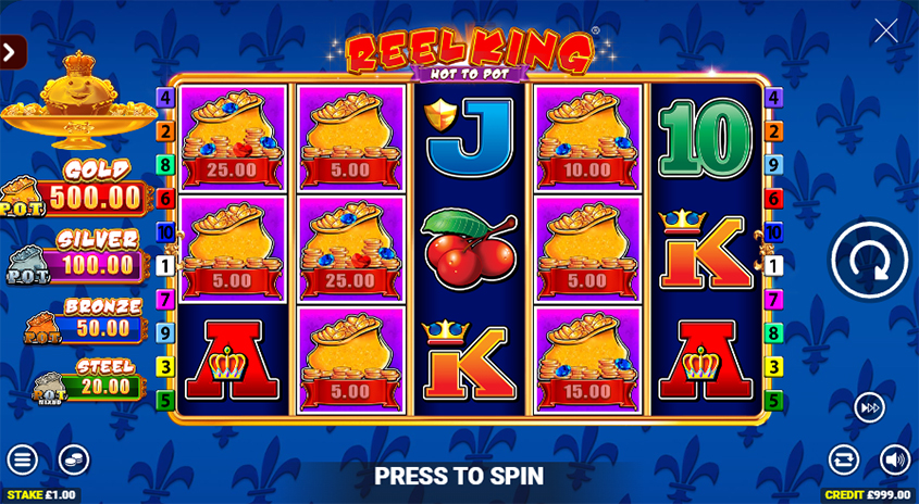 Reel King Hot to Pot Jackpot King Demo Slot | Real Play or Free