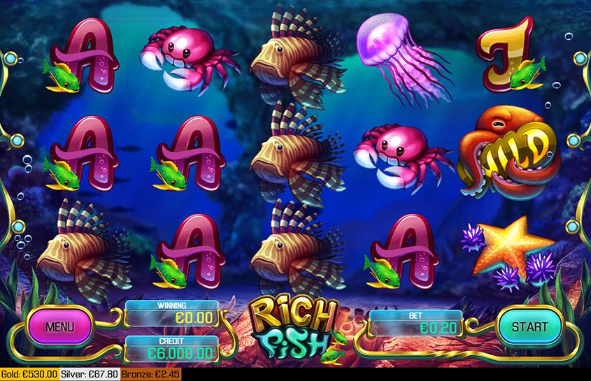 Rich Fish Slot - Free Play in Demo Mode