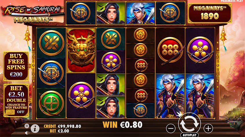 Rise of Samurai Megaways Slot - Free Play in Demo Mode