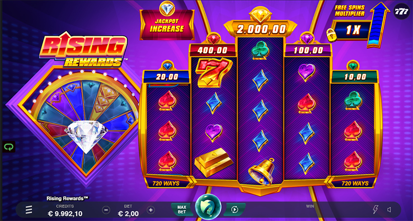 Rising Rewards Slot | Play Online | RTP: 96.01%