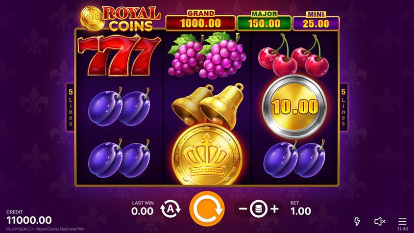 Royal Coins: Hold and Win Slot | Play Online | RTP: 95.64%