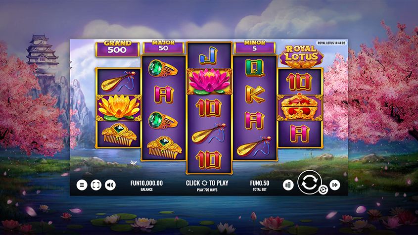 Royal Lotus Slot - Free Play in Demo Mode