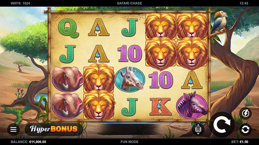Safari Chase Slot - Play Free Slots Demos
