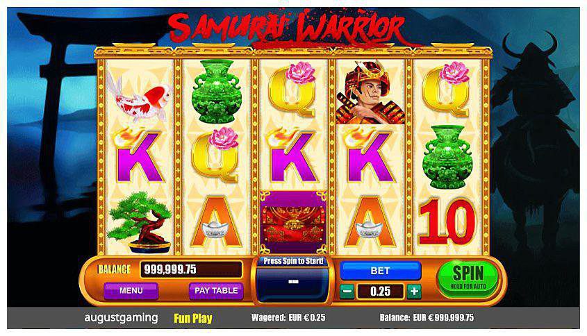 Samurai Warrior Slot - Free Play in Demo Mode