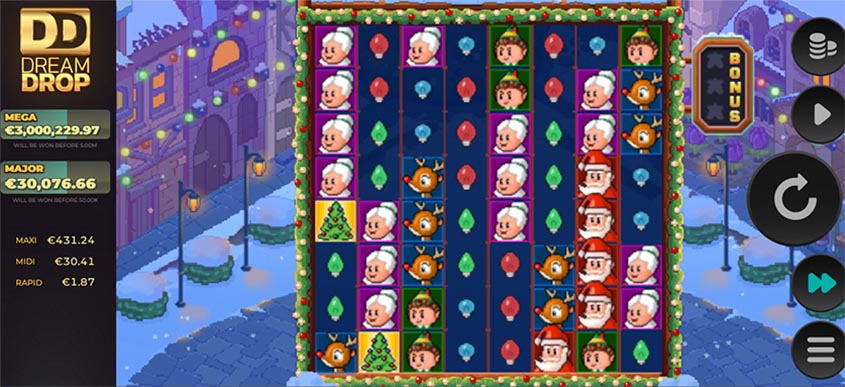 Santa's Stack: Dream Drop Slot - Free Play in Demo Mode