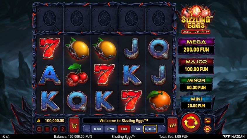 Sizzling Eggs Slot - Free Play in Demo Mode