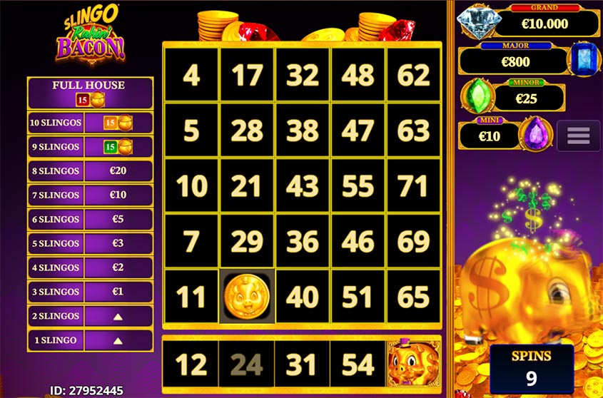 Slingo Rakin’ Bacon – Online Slingo Game Demo and Real-Money
