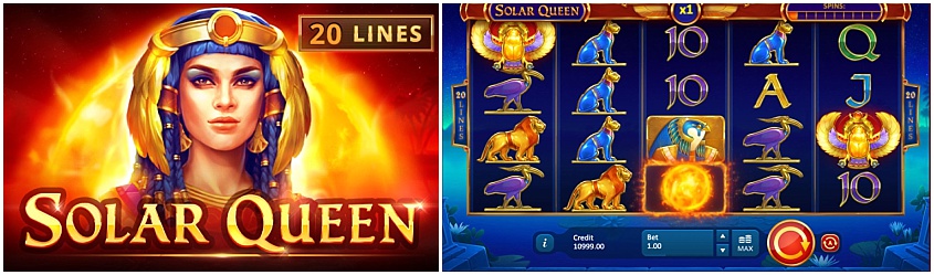 Solar Queen Slot - Free Play in Demo Mode