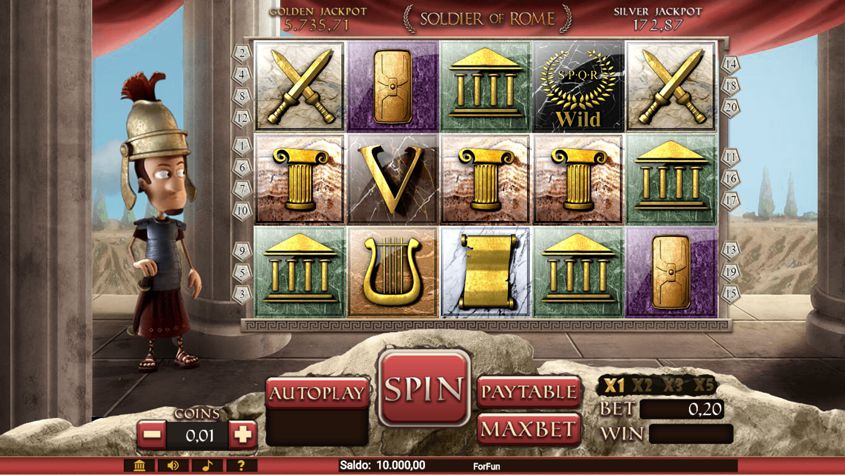 Soldier of Rome Slot - Play Free Slots Demos