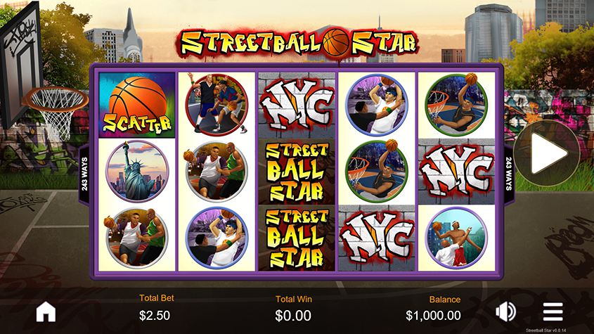 Streetball Star Slot - Free Play in Demo Mode
