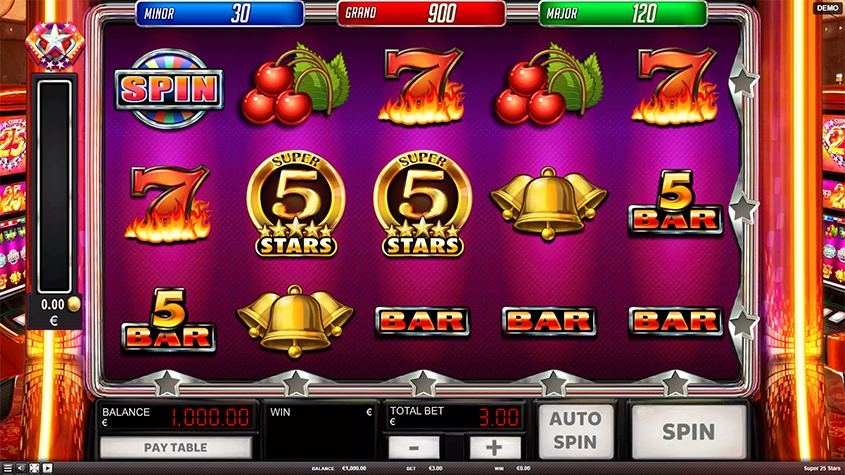 Super 25 Stars Slot | Play Online | RTP: 95.30%