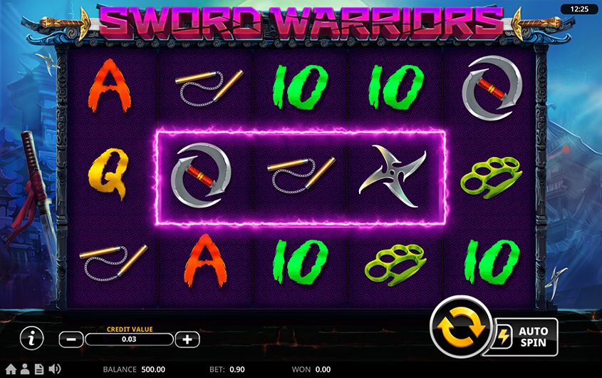 Sword Warriors Slot - Free Play in Demo Mode
