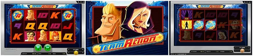 Team Action Slot - Free Play in Demo Mode