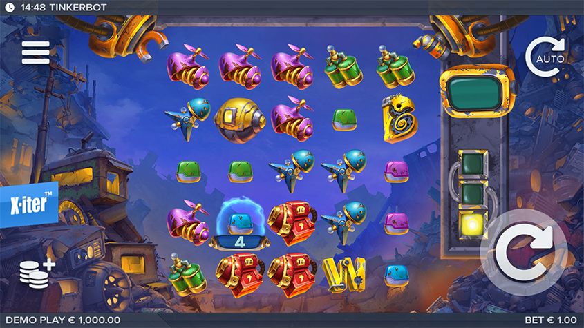 Tinkerbot Slot - Free Play in Demo Mode