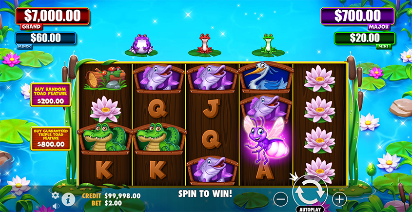 Tiny Toads Slot | Play Online | RTP: 95.50%