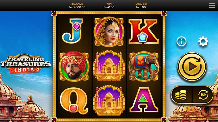 Travelling Treasures: India Slot - Free Play in Demo Mode