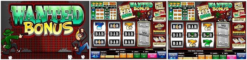 Wanted Bonus Slot - Free Play in Demo Mode