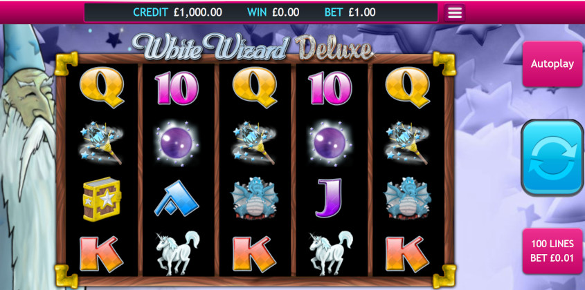 White Wizard Deluxe Slot - Play Free Slots Demos