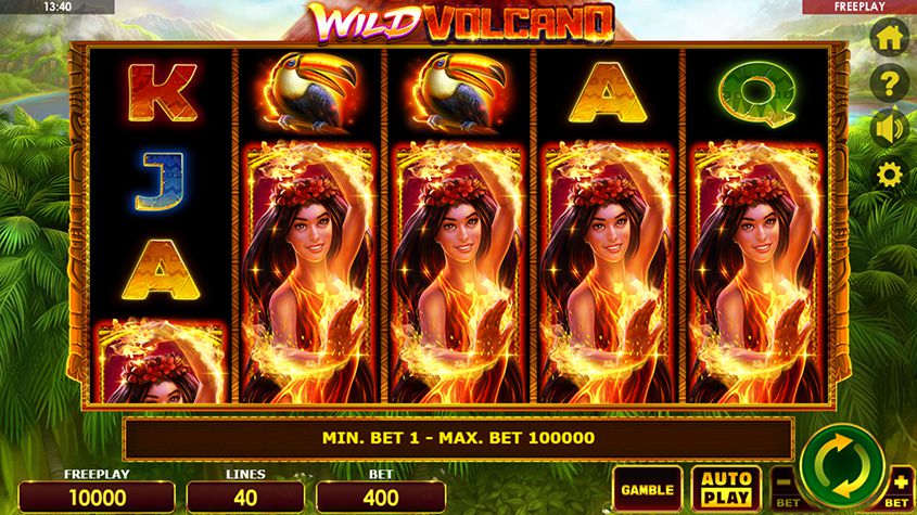 Wild Volcano Slot - Free Play in Demo Mode
