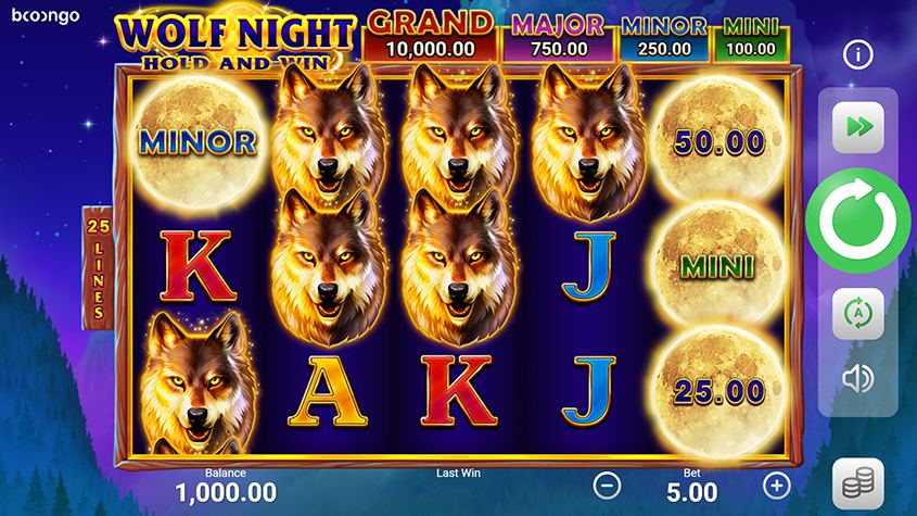Wolf Night Slot - Free Play in Demo Mode