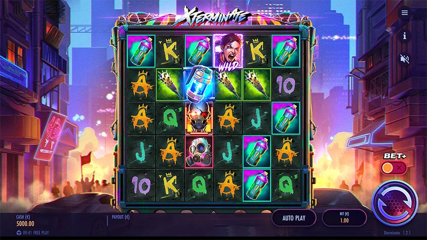 Xterminate Slot - Free Play in Demo Mode