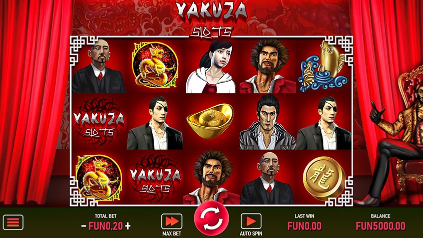 Yakuza Slot - Free Play in Demo Mode
