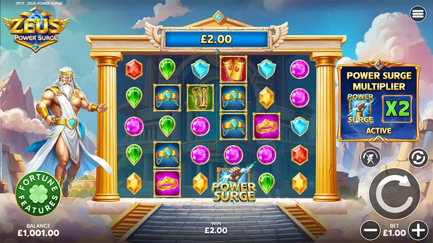 Zeus Power Surge Slot - Free Play in Demo Mode